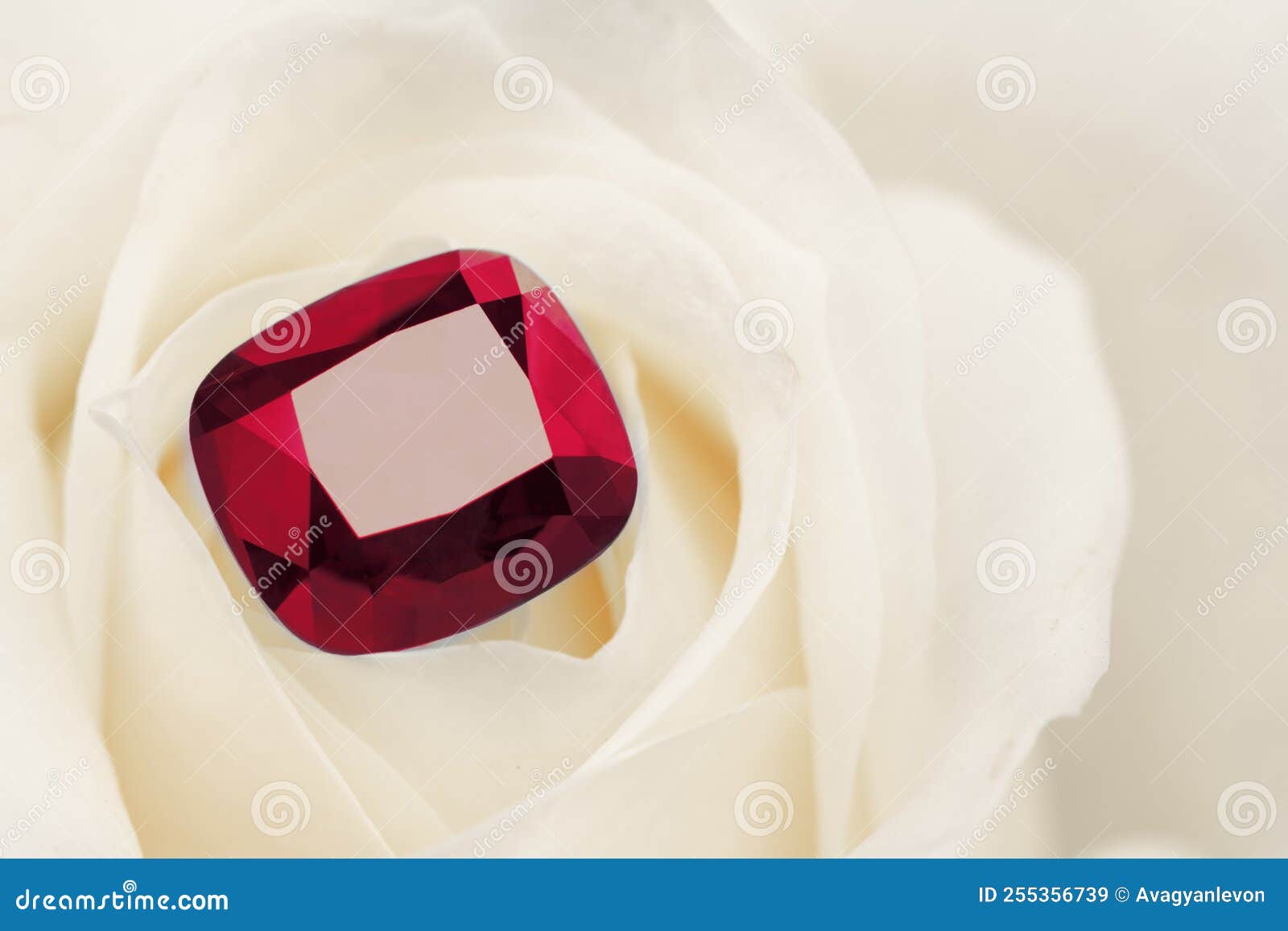 Precious Natural Red Ruby Gemstone Stock Image - Image of precious ...