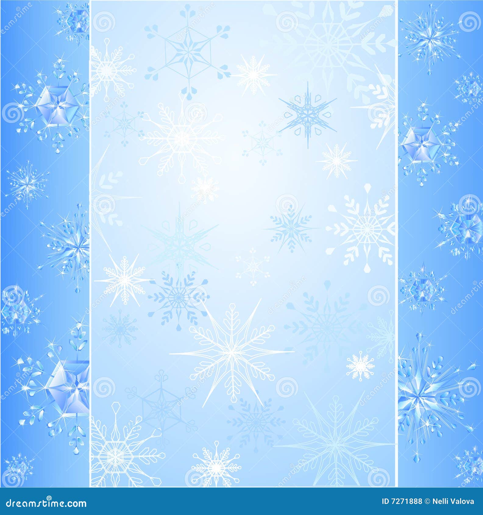 Precious snowflakes stock vector. Illustration of character - 7271888