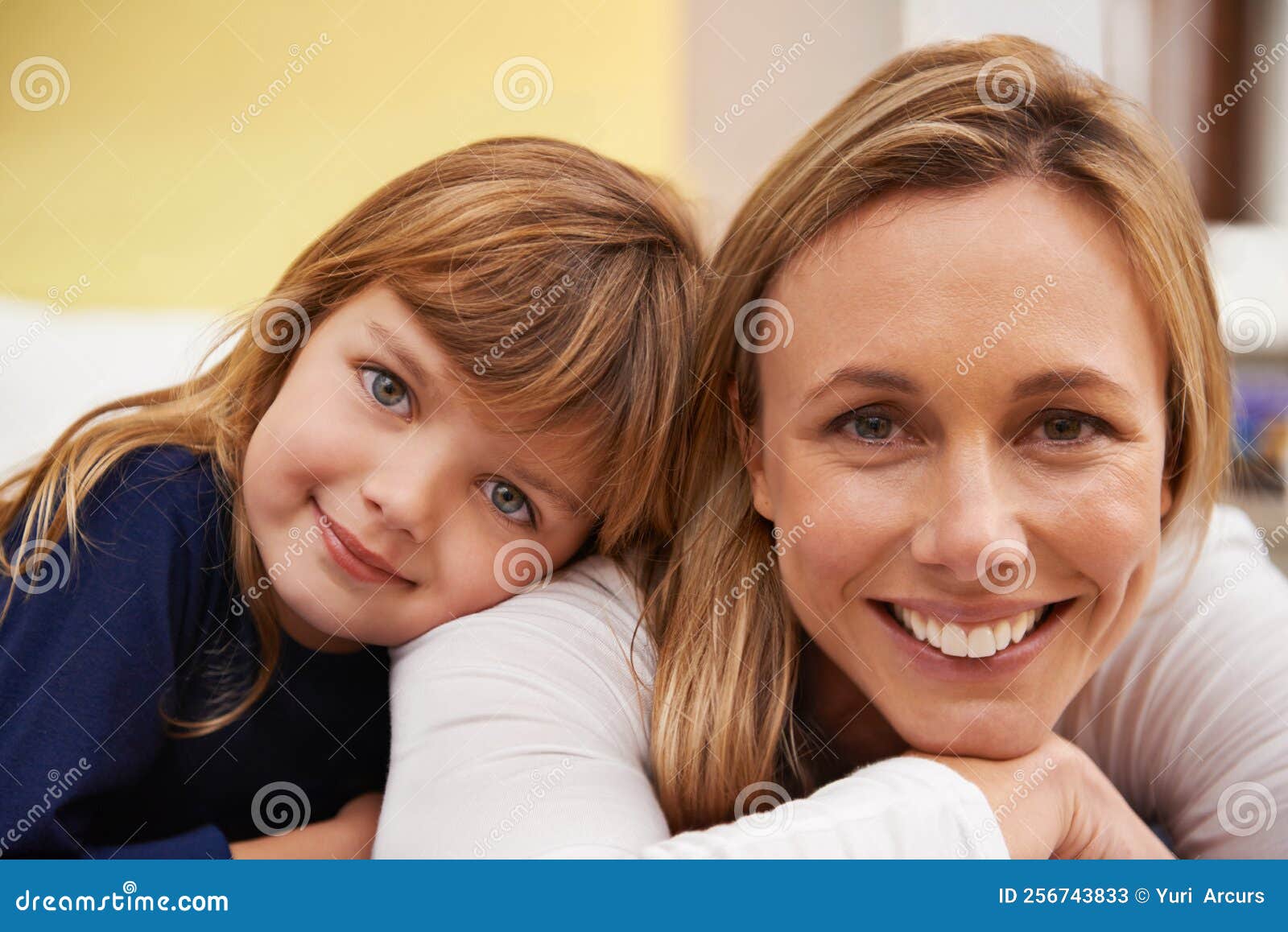 Precious Time Together Portrait Of A Loving Mother And Daughter At