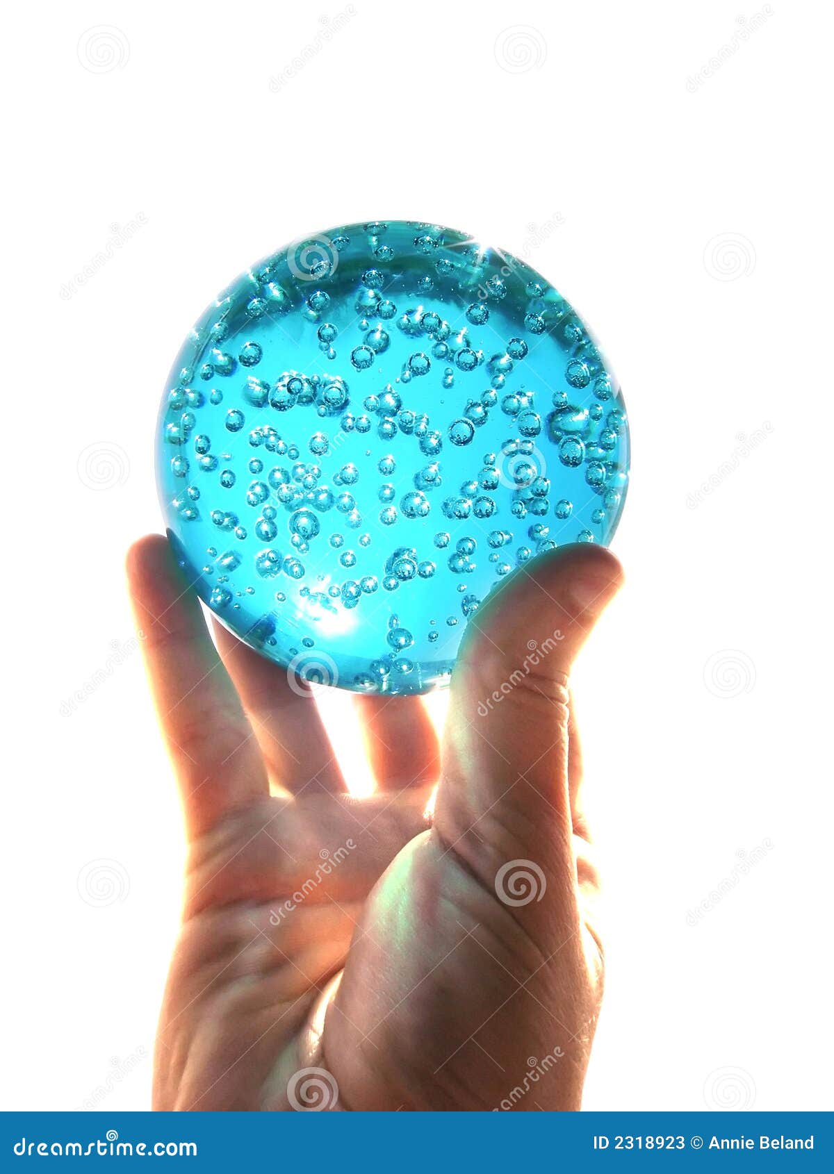 Precious Water - Glass Ball Stock Image - Image of light, bubbles: 2318923