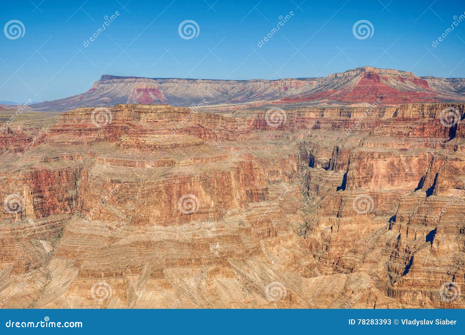 Precipe Wall of Grand Canyon Stock Image - Image of grand, landscape ...