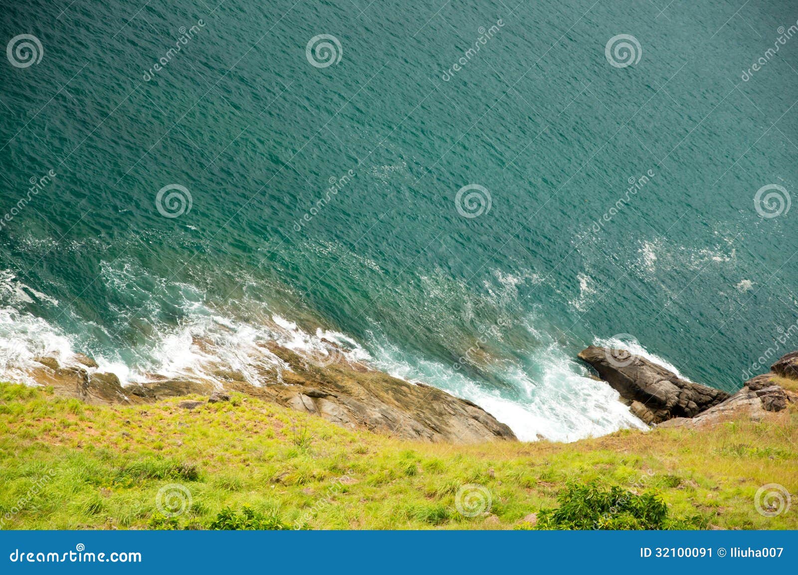 Precipice from a rock stock image. Image of blue, peace - 32100091
