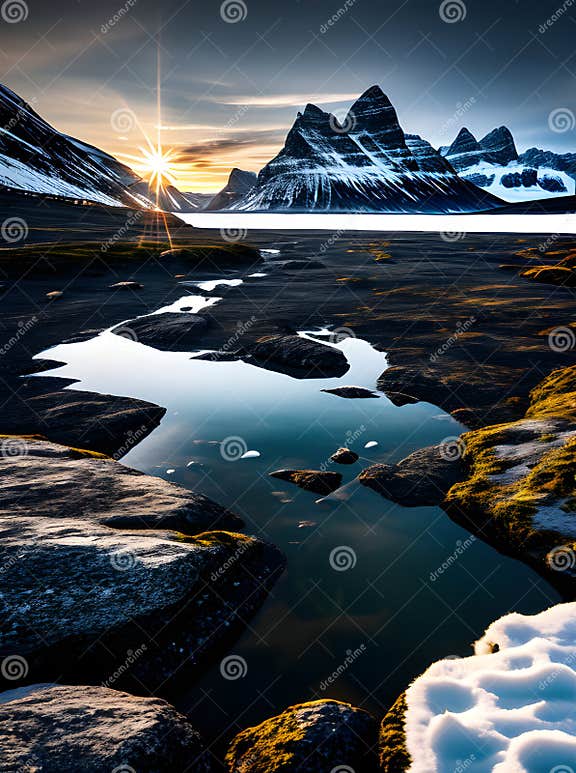 Precise Arctic Visuals with Sharp Focus High Stock Illustration ...