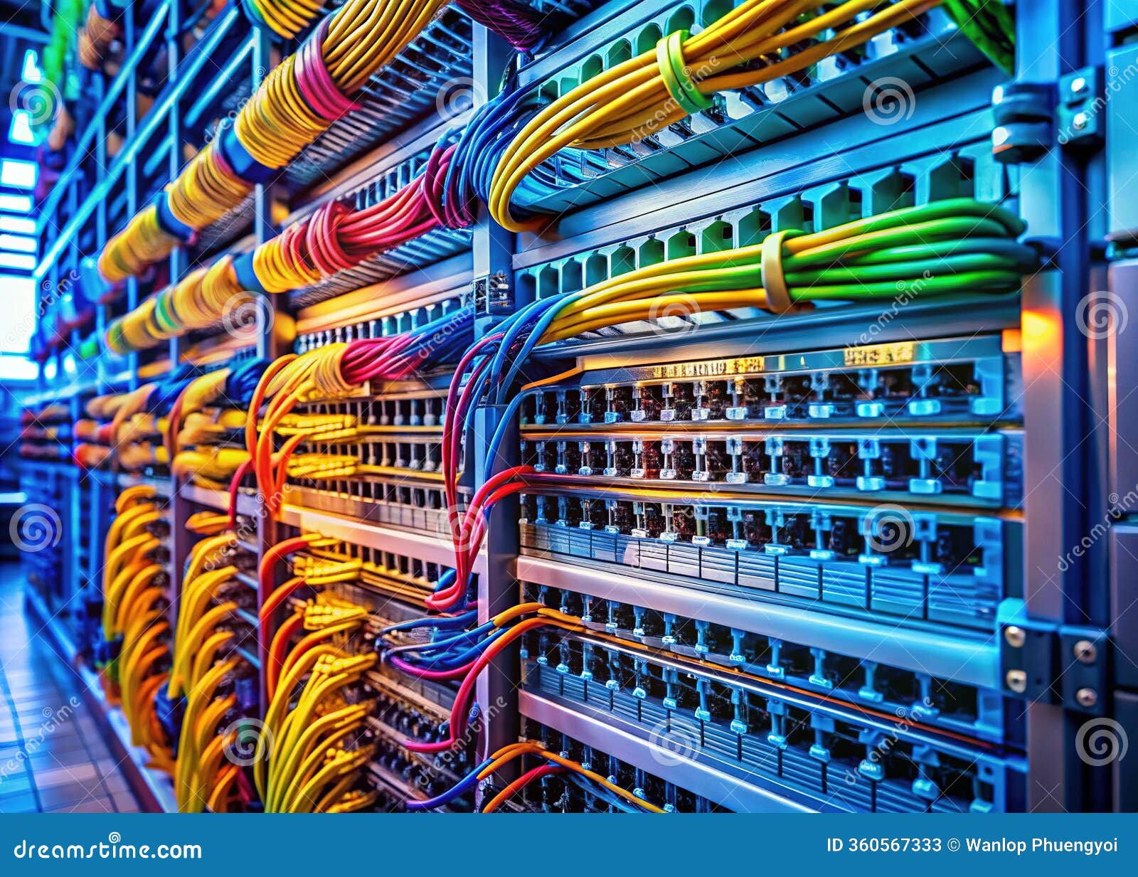 Precise Cable Management in a Modern Data Center Server Rack a Clean and Efficient Approach To ...
