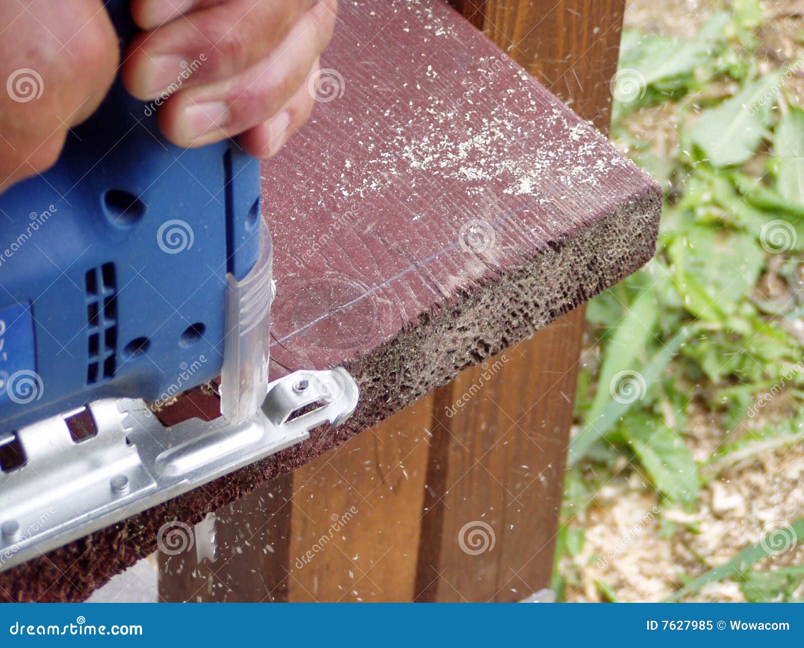 Precise cut stock image. Image of sawdust, joinery, carpenter - 7627985