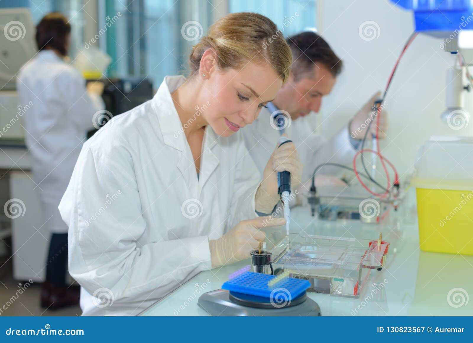 Precise drop of sample stock image. Image of test, equipment - 130823567