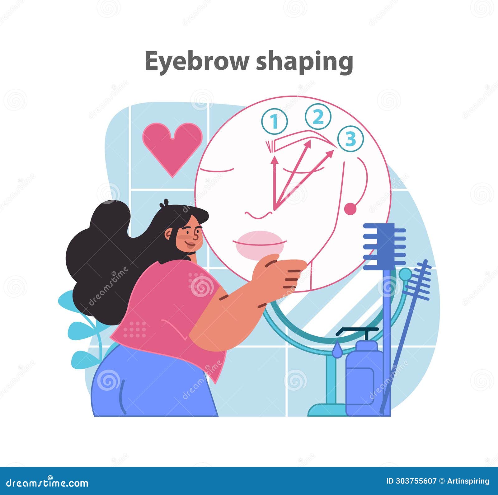 Precise Eyebrow Shaping Guide. a Detailed Step-by-step Tutorial for ...