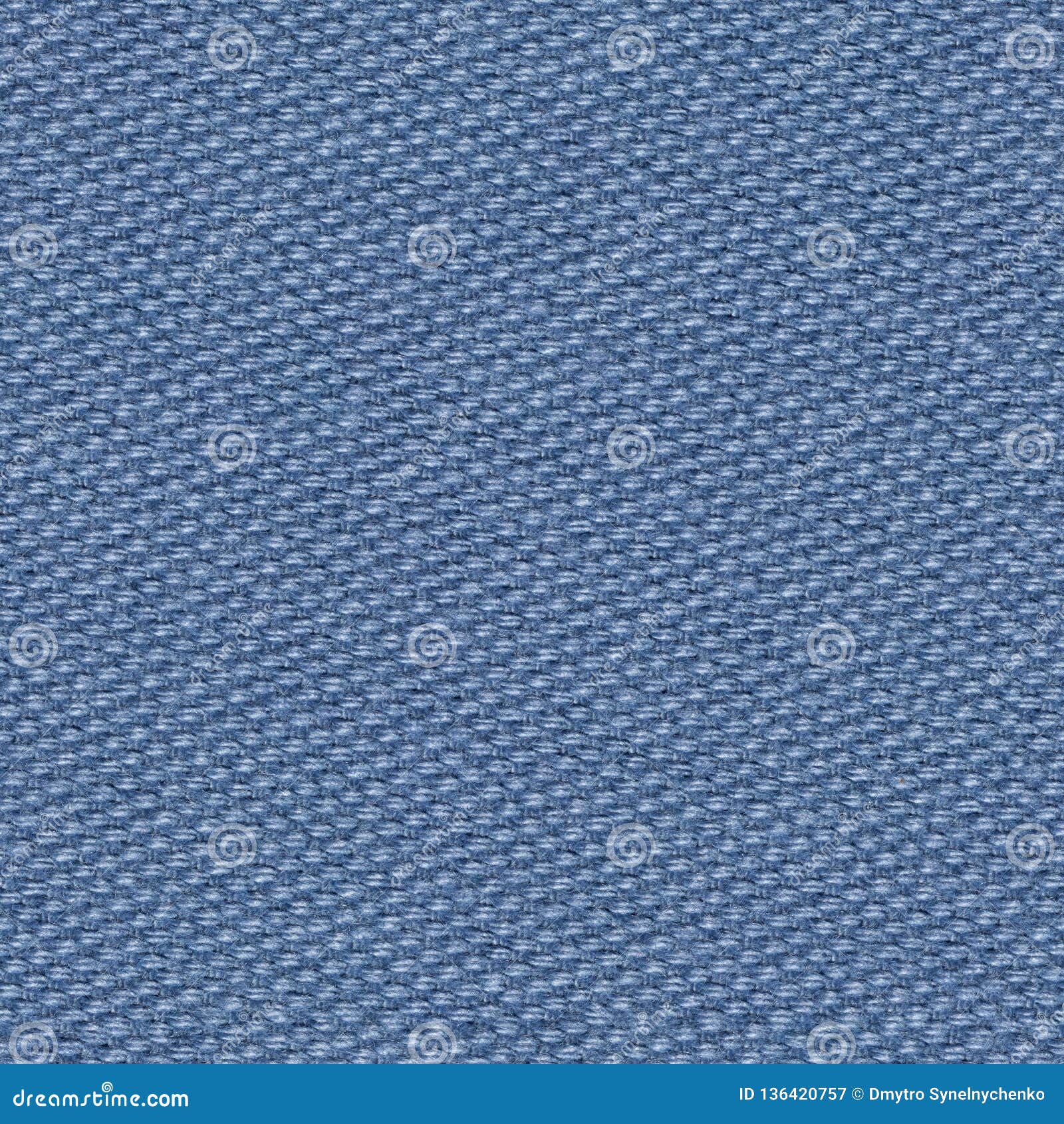 Precise Fabric Background in Blue Tone. Seamless Square Texture. Stock ...