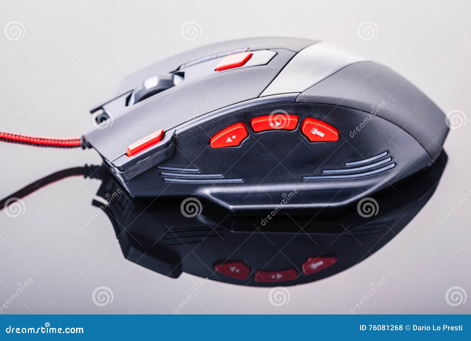 Precise gaming mouse stock photo. Image of peripheral - 76081268