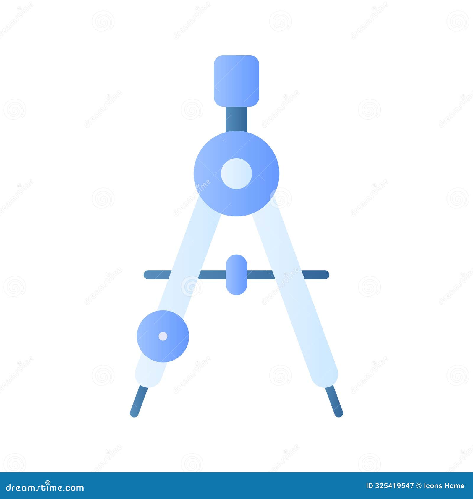 A Precise Geometric Compass Icon, Perfect for Indicating Drafting ...