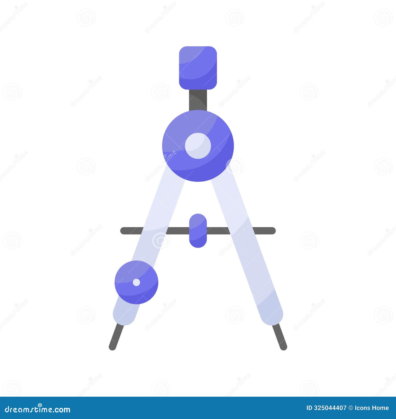 A Precise Geometric Compass Icon Perfect For Indicating Drafting Drawing And Mathematical
