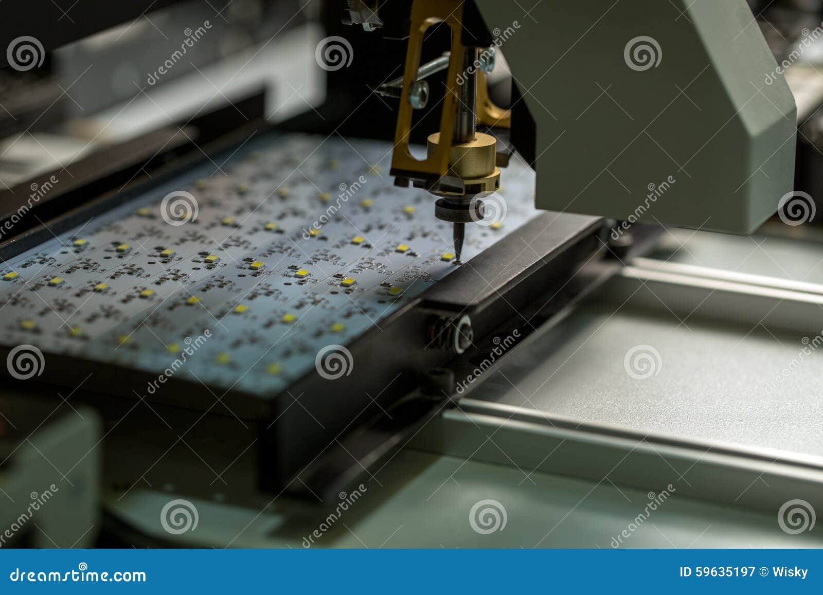 Precise Machine for Manufacturing LED Panels Stock Image - Image of ...