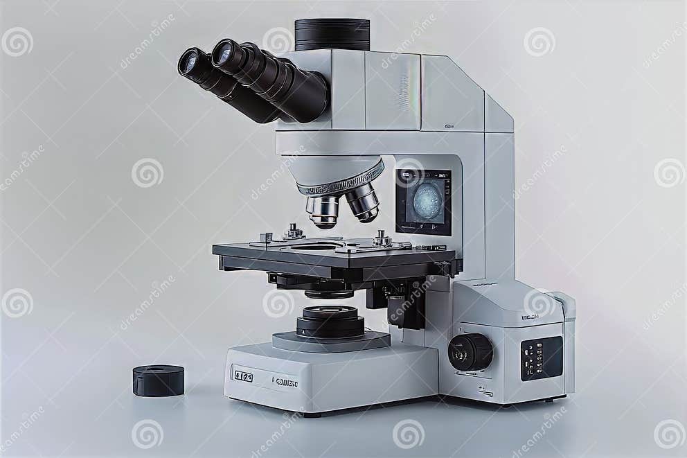 High-tech Microscope Showcasing Intricate Details of Science and ...