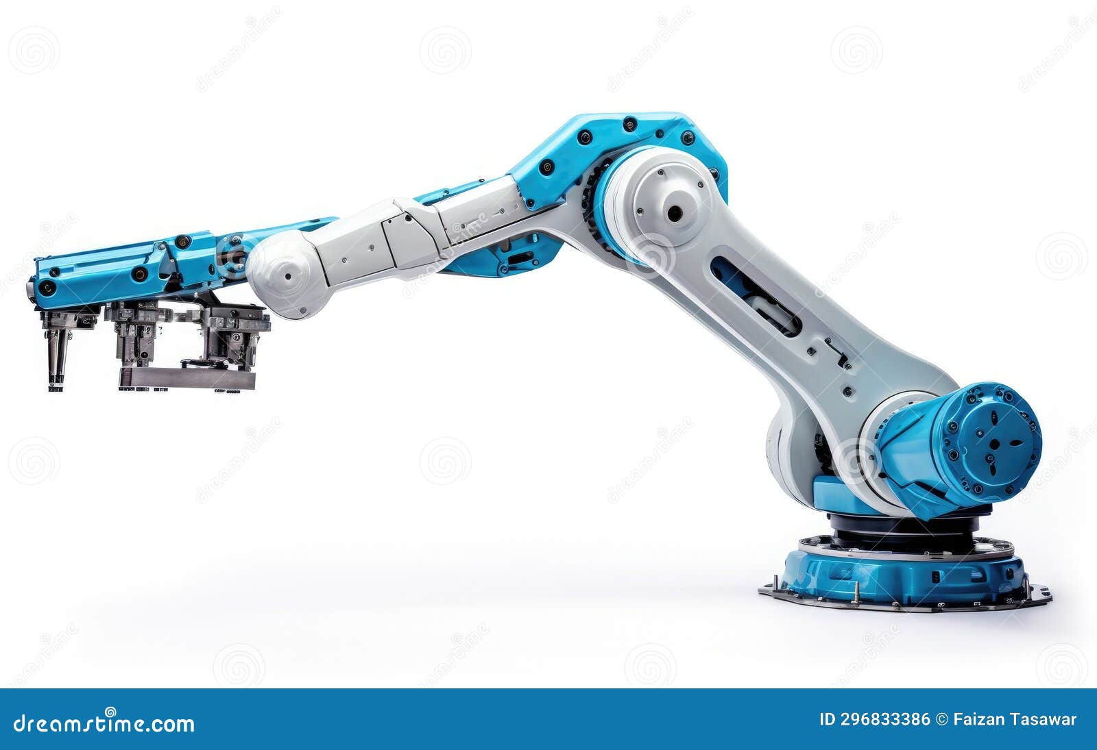 A Precise Robotic Arm with Articulated Joints -Generative Ai Stock ...