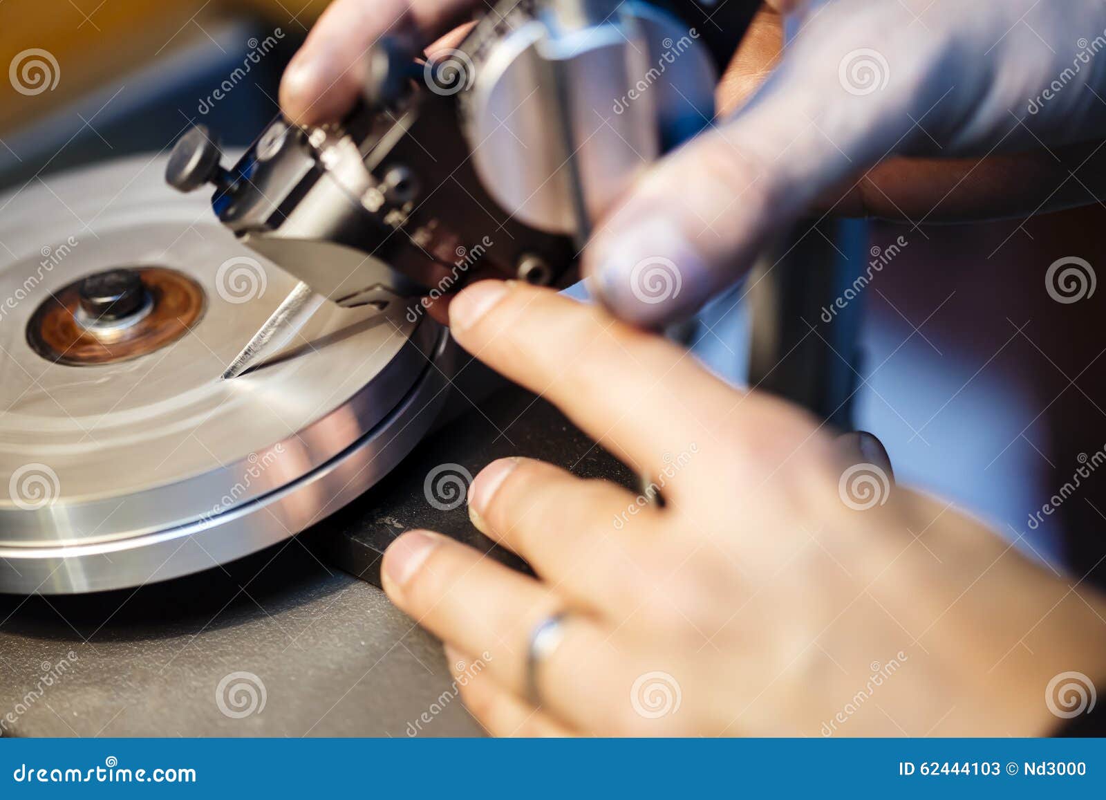 Precise Sharpening with Whet Stock Image - Image of machine, accuracy ...