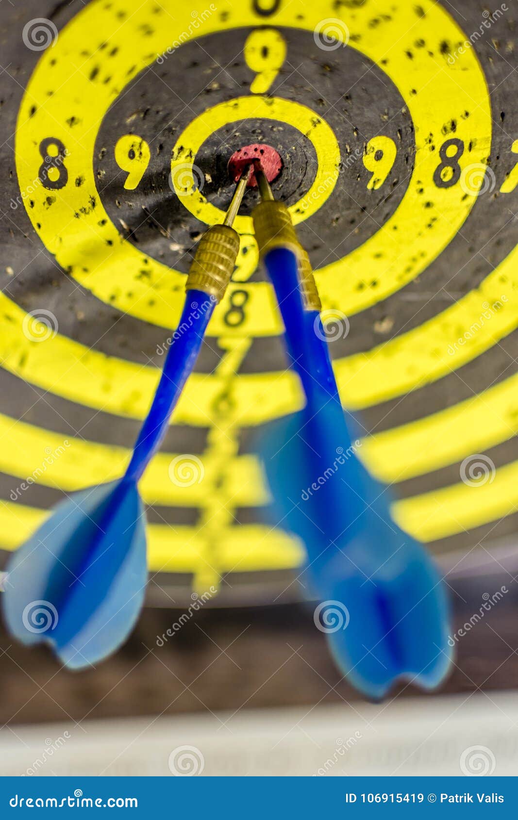 Precise Shot To the Center. Stock Image - Image of mission, bulls ...