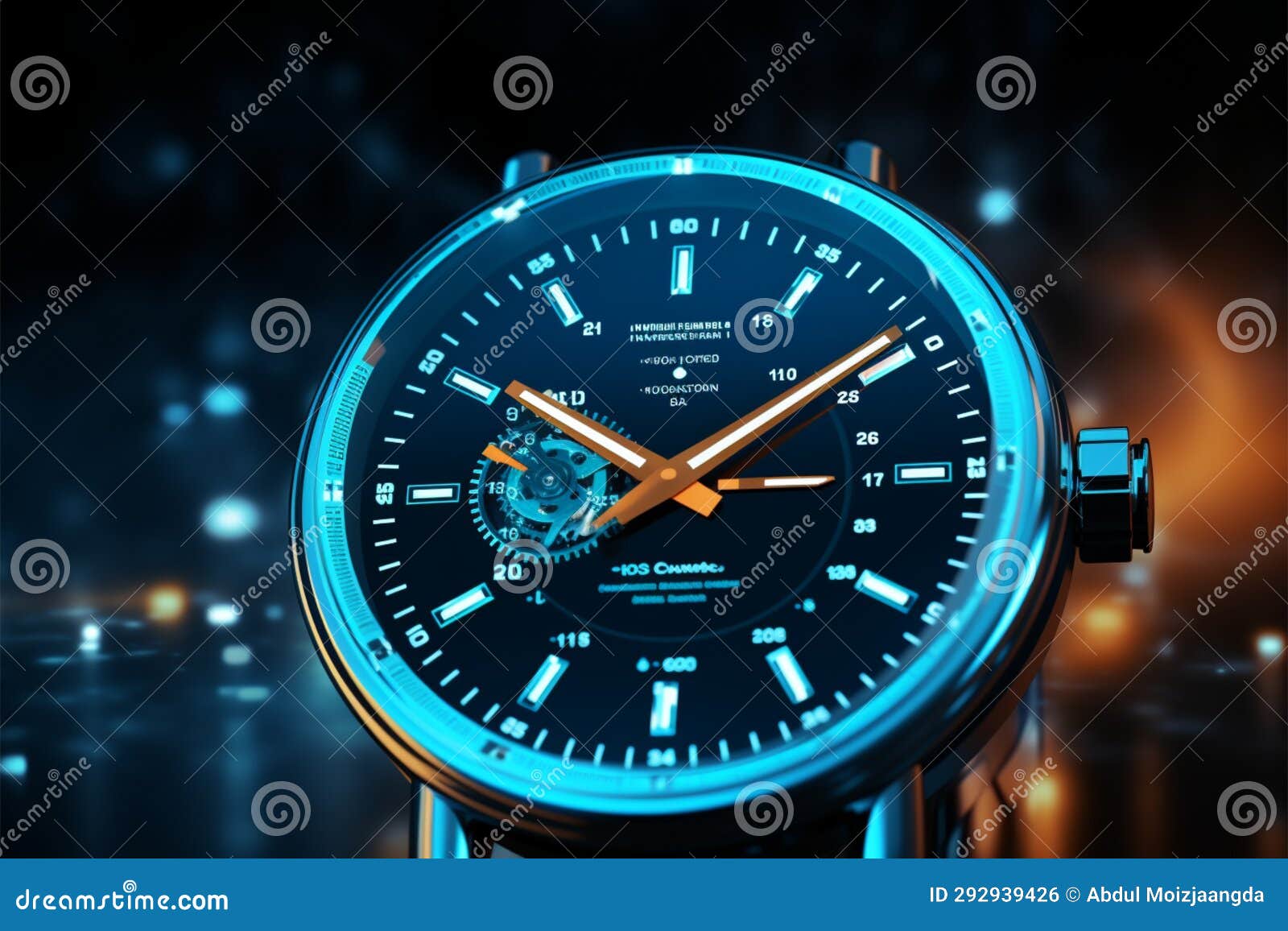 Precise Timekeeping An Alarm Clock Isolated On A White Background ...