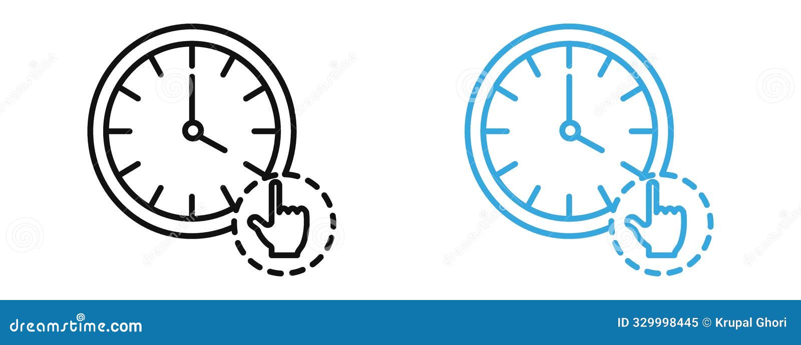 Precise Timing Icon for Time Management, Schedule Coordination, and ...