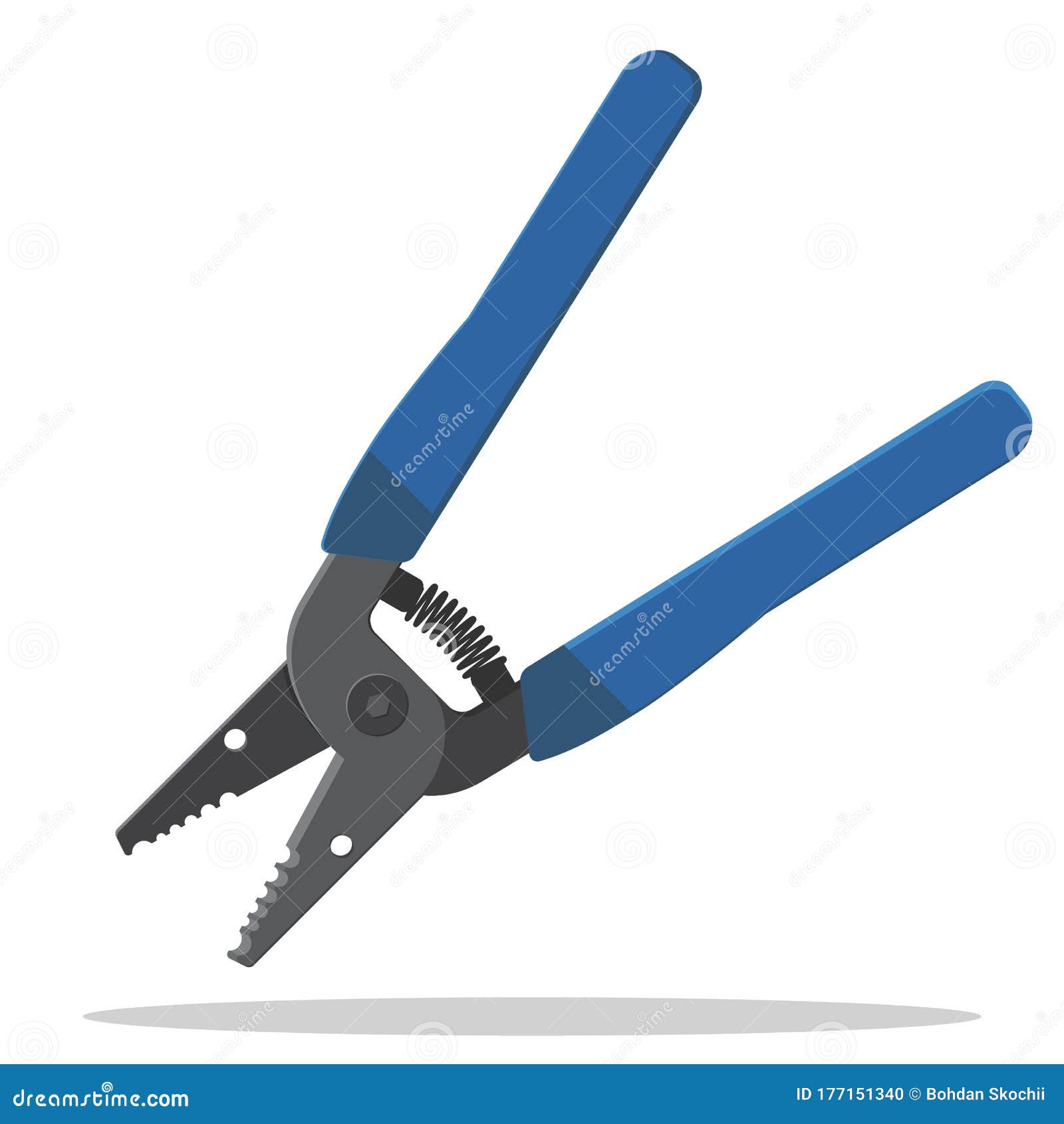 Precise Wire Stripper Hand Tool Stock Vector - Illustration of manual ...
