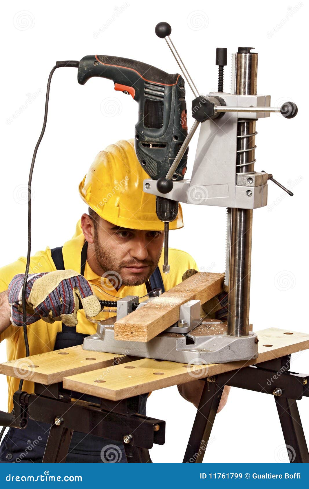 Precise Work Need Attention Stock Image - Image of foreman, caucasian ...