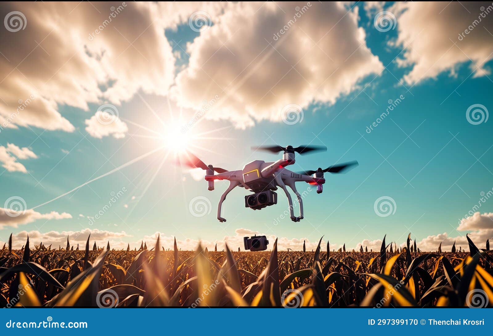 Precision Agriculture Drones Revolutionizing Farming at Sunrise Stock ... Precision Agriculture Drones Revolutionizing Farming at Sunrise Stock ...