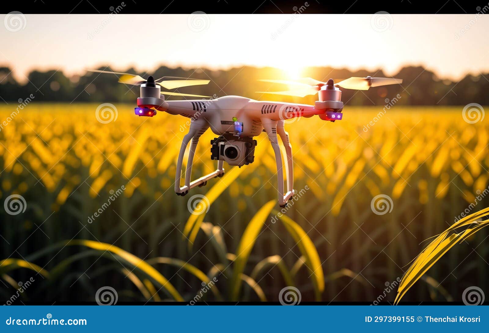 Precision Agriculture Drones Revolutionizing Farming at Sunrise Stock ... Precision Agriculture Drones Revolutionizing Farming at Sunrise Stock ...