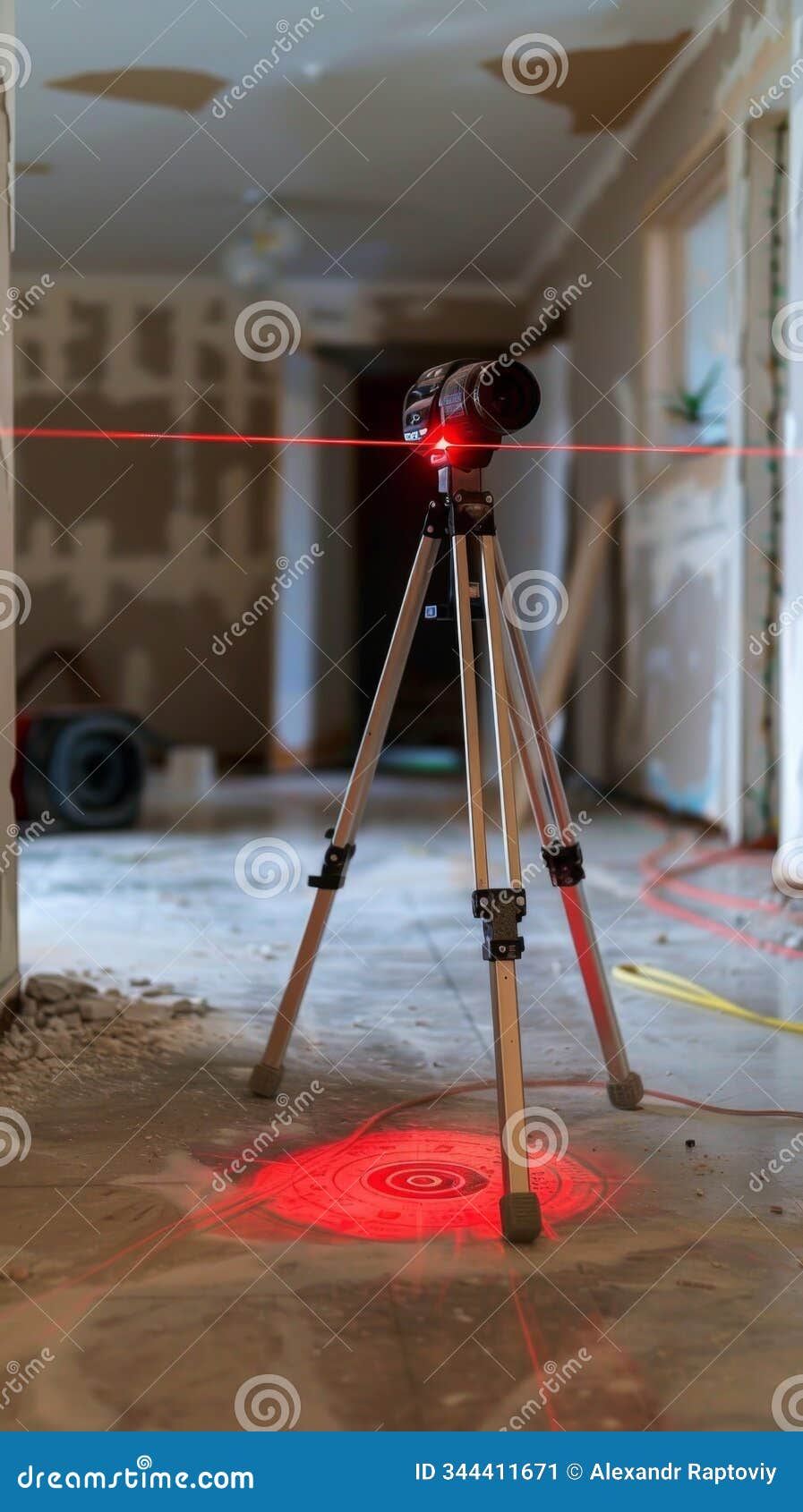Precision Alignment with a Laser Level in a Construction Zone during ...