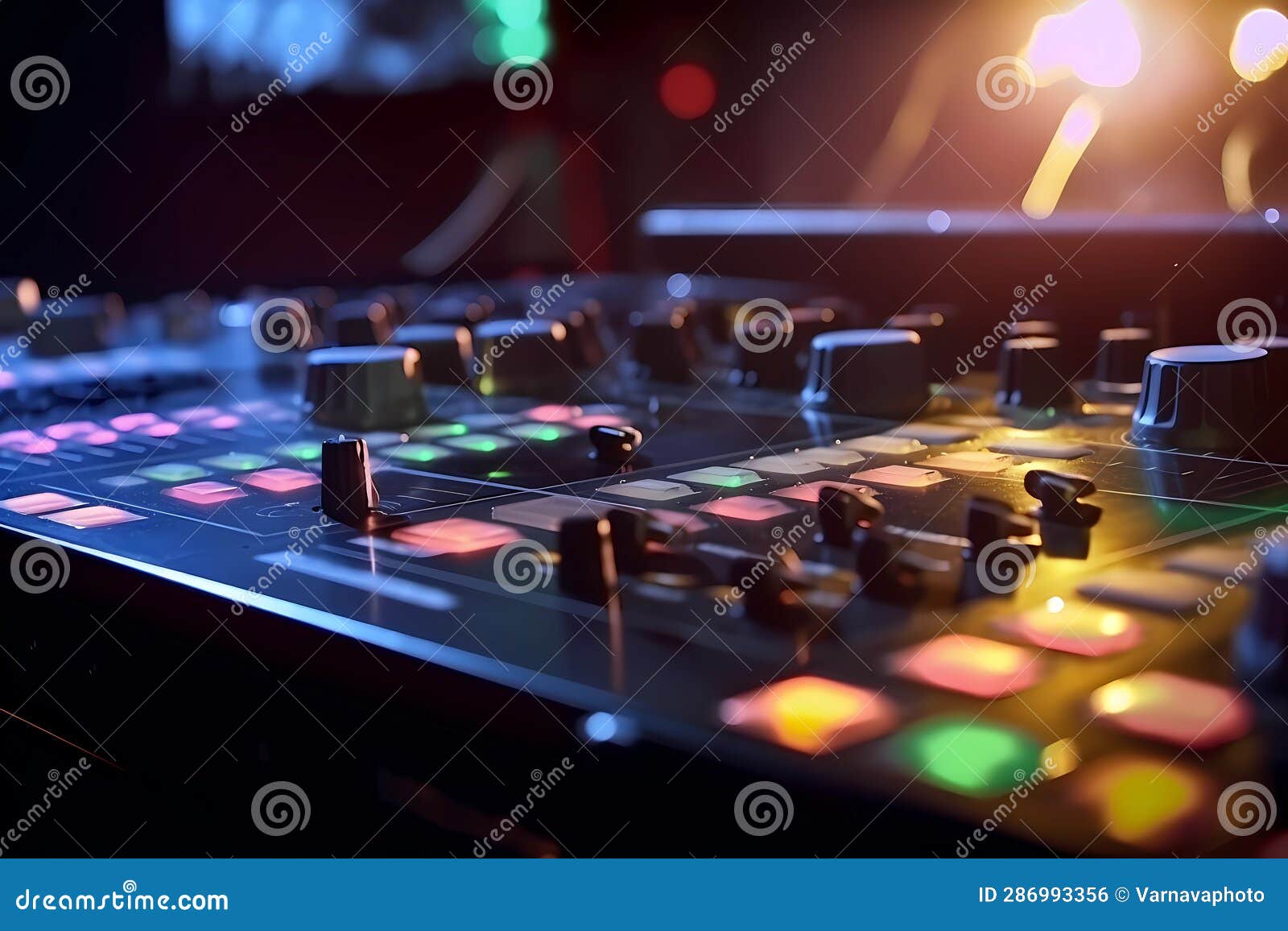 Precision in Audio: a Closer Look at the Control Panel with Buttons and ...