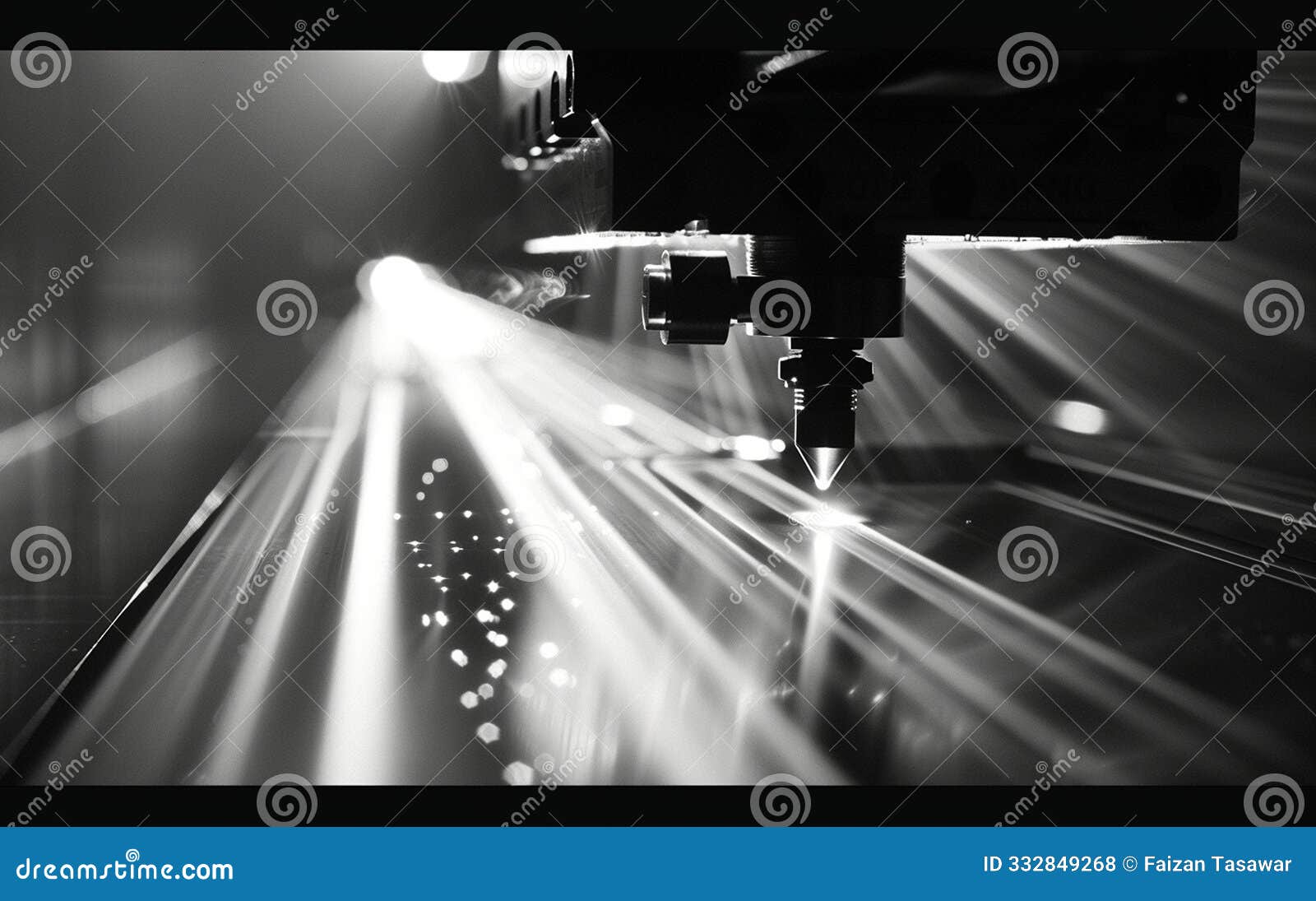 Precision Beam Applications in Modern Engineering -Generative Ai Stock ...