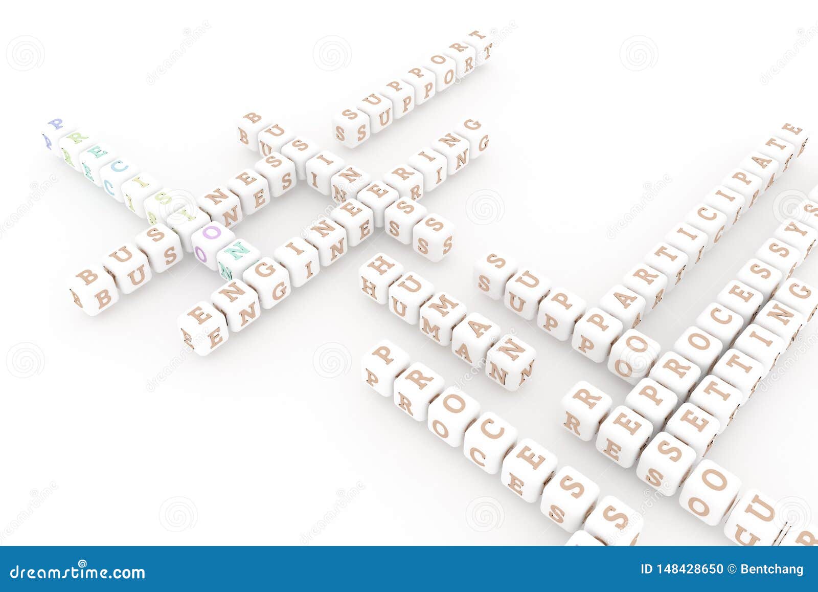 Precision, Business Keyword Crossword. for Web Page, Graphic Design ...