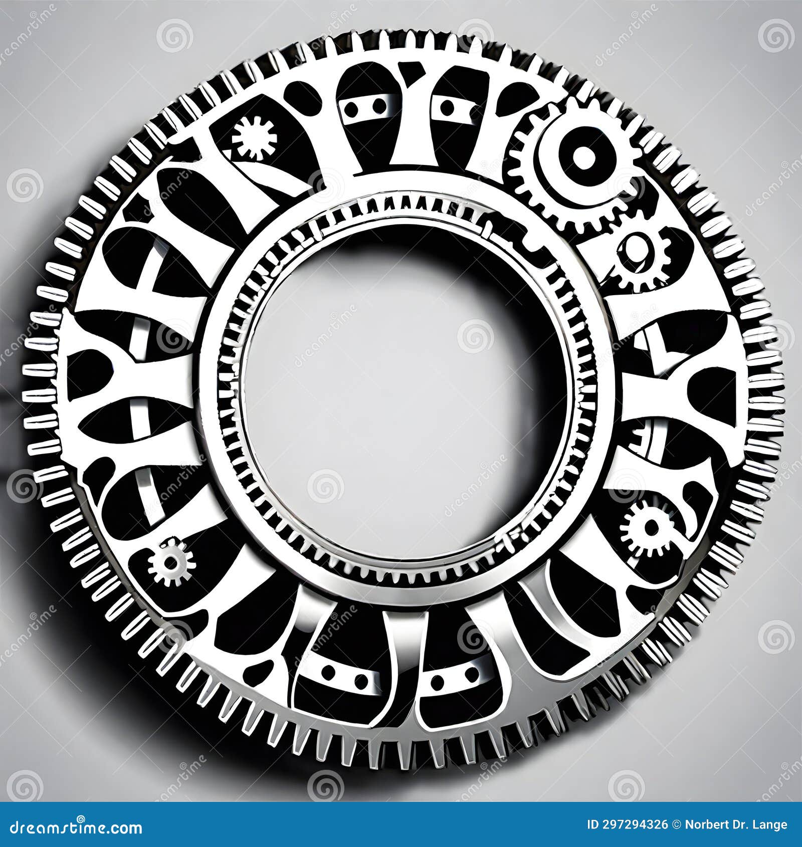 Precision Clockwork, AI-generatet Stock Illustration - Illustration of ...