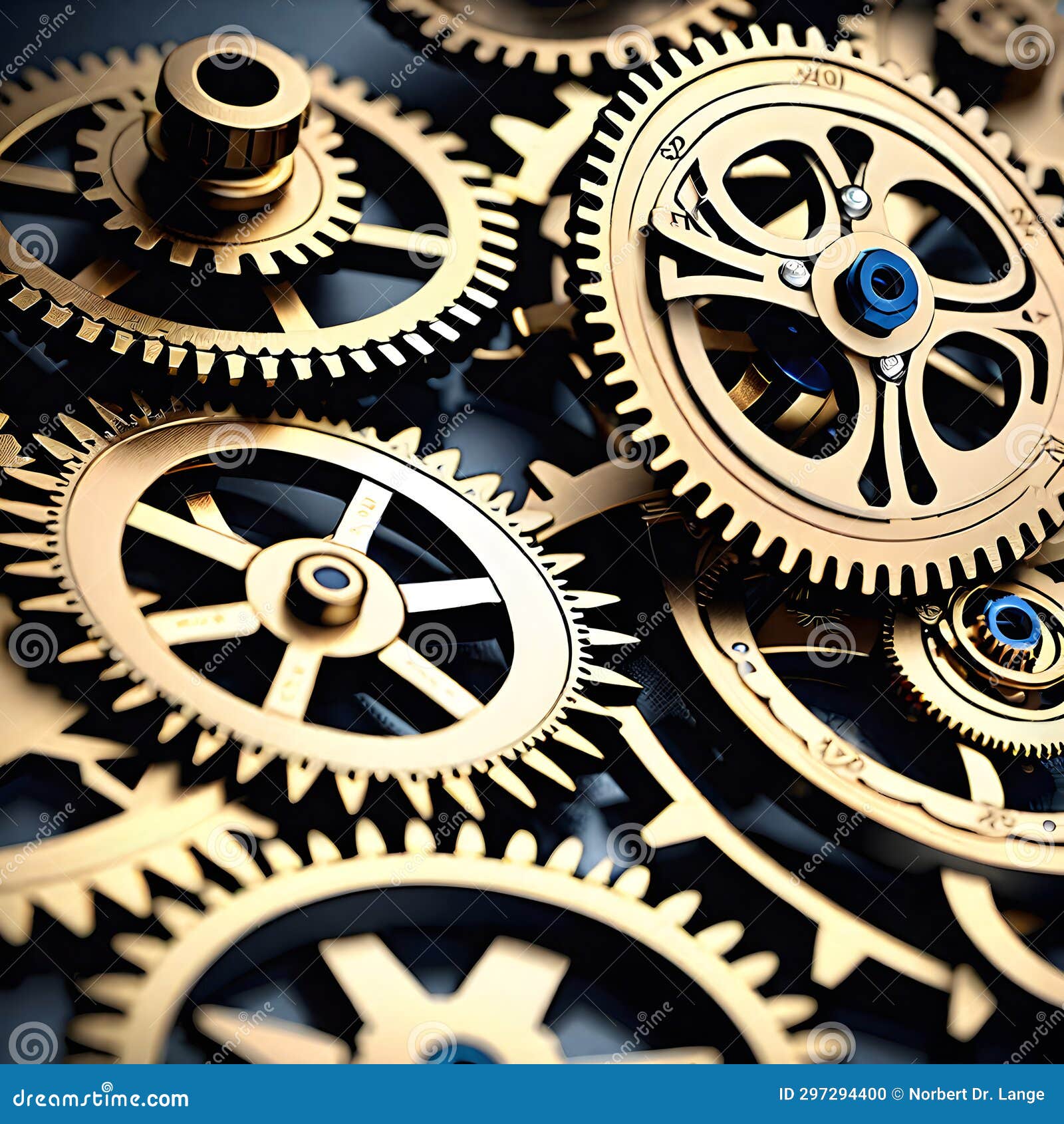 Precision Clockwork, AI-generatet Stock Illustration - Illustration of ...