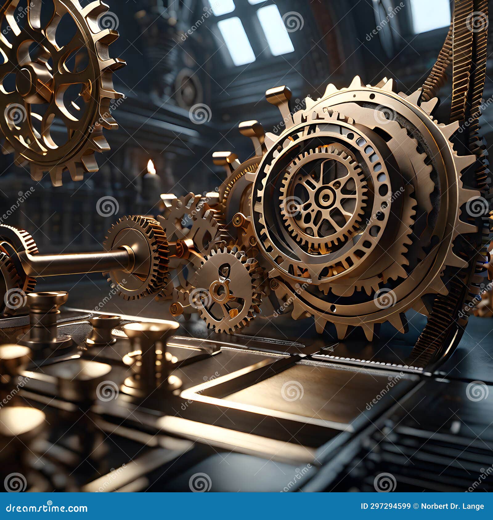 Precision Clockwork, AI-generatet Stock Image - Image of clockwork, teeth: 297294599