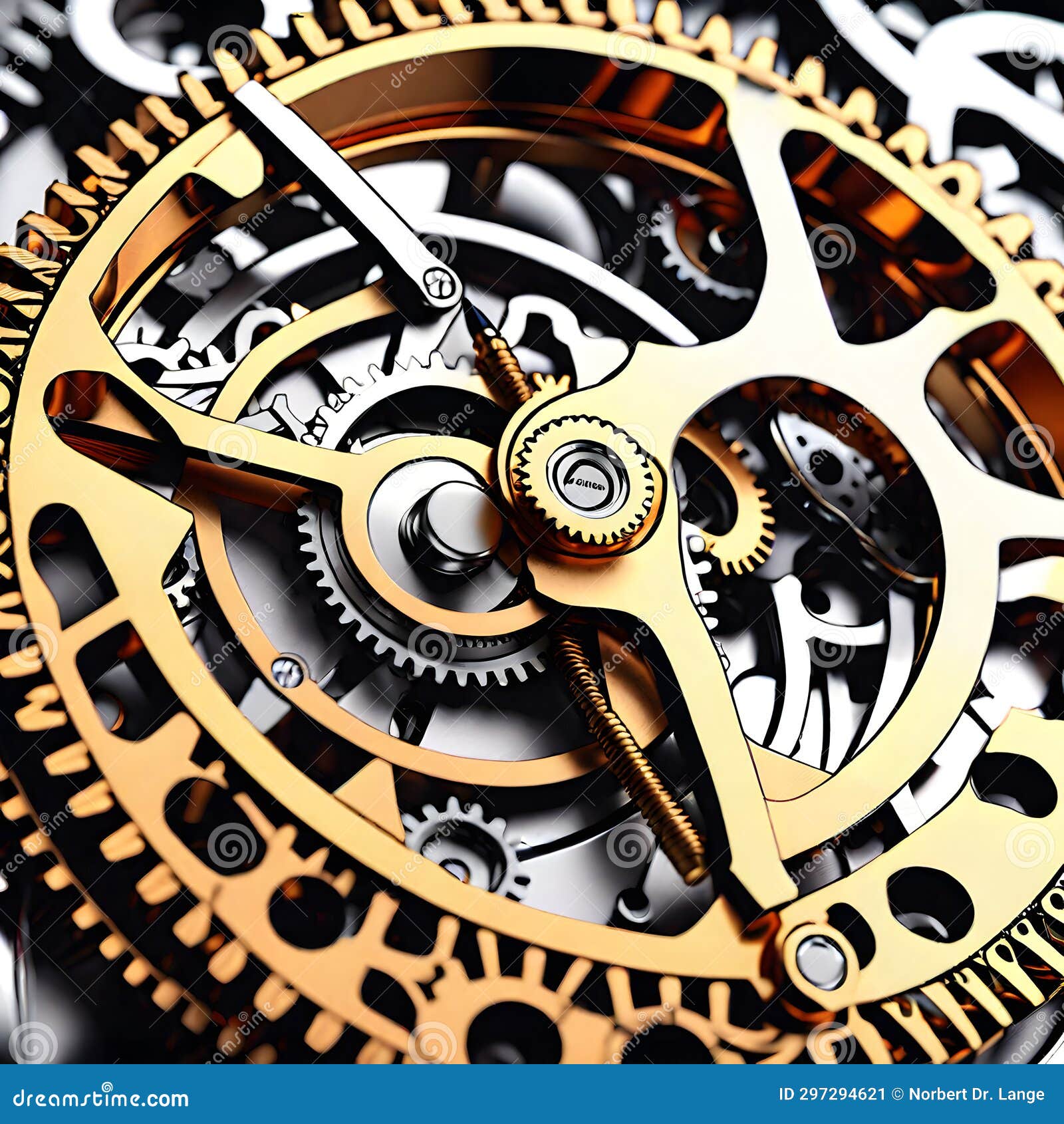 Precision Clockwork, AI-generatet Stock Illustration - Illustration of ...