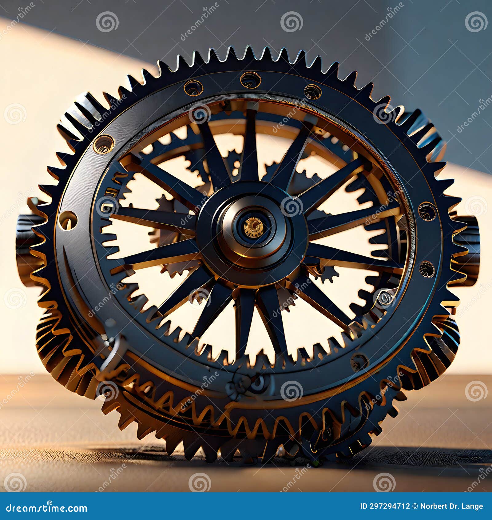 Precision Clockwork, AI-generatet Stock Illustration - Illustration of ...