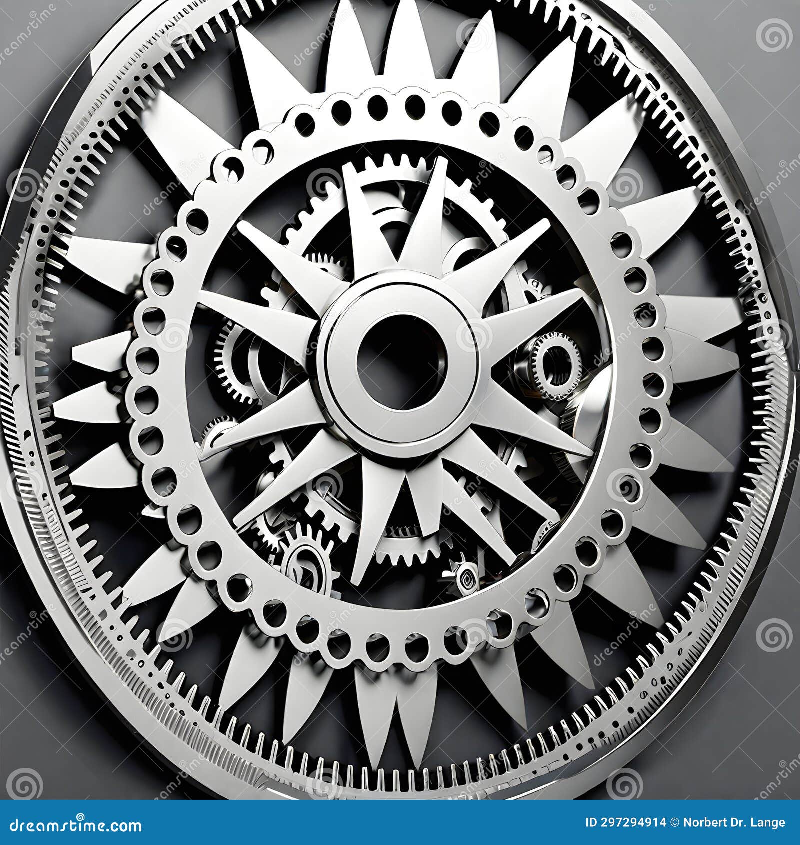 Precision Clockwork, AI-generatet Stock Illustration - Illustration of ...