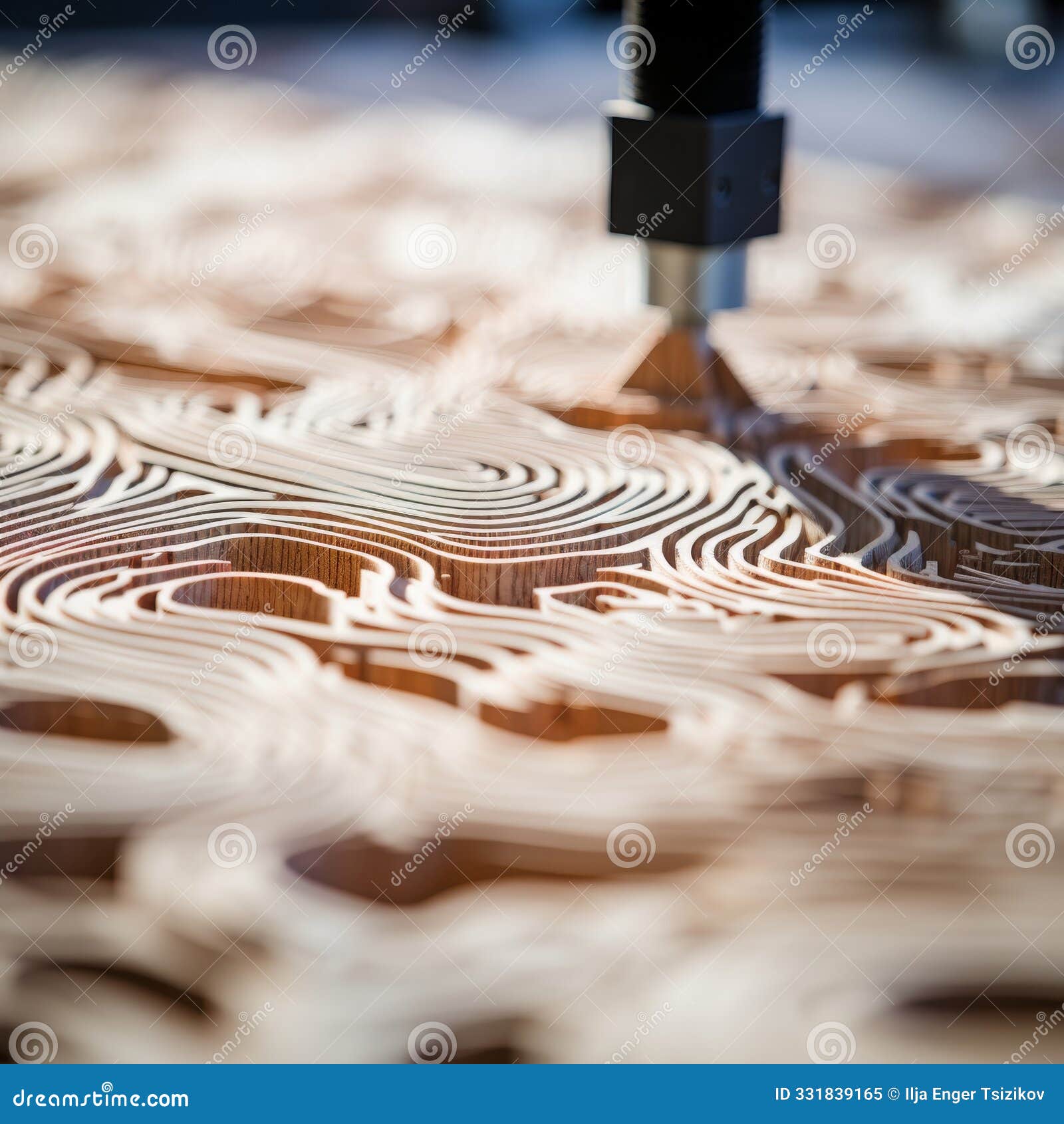 Precision Cnc Woodworking Intricate Design Revealed by Machine ...