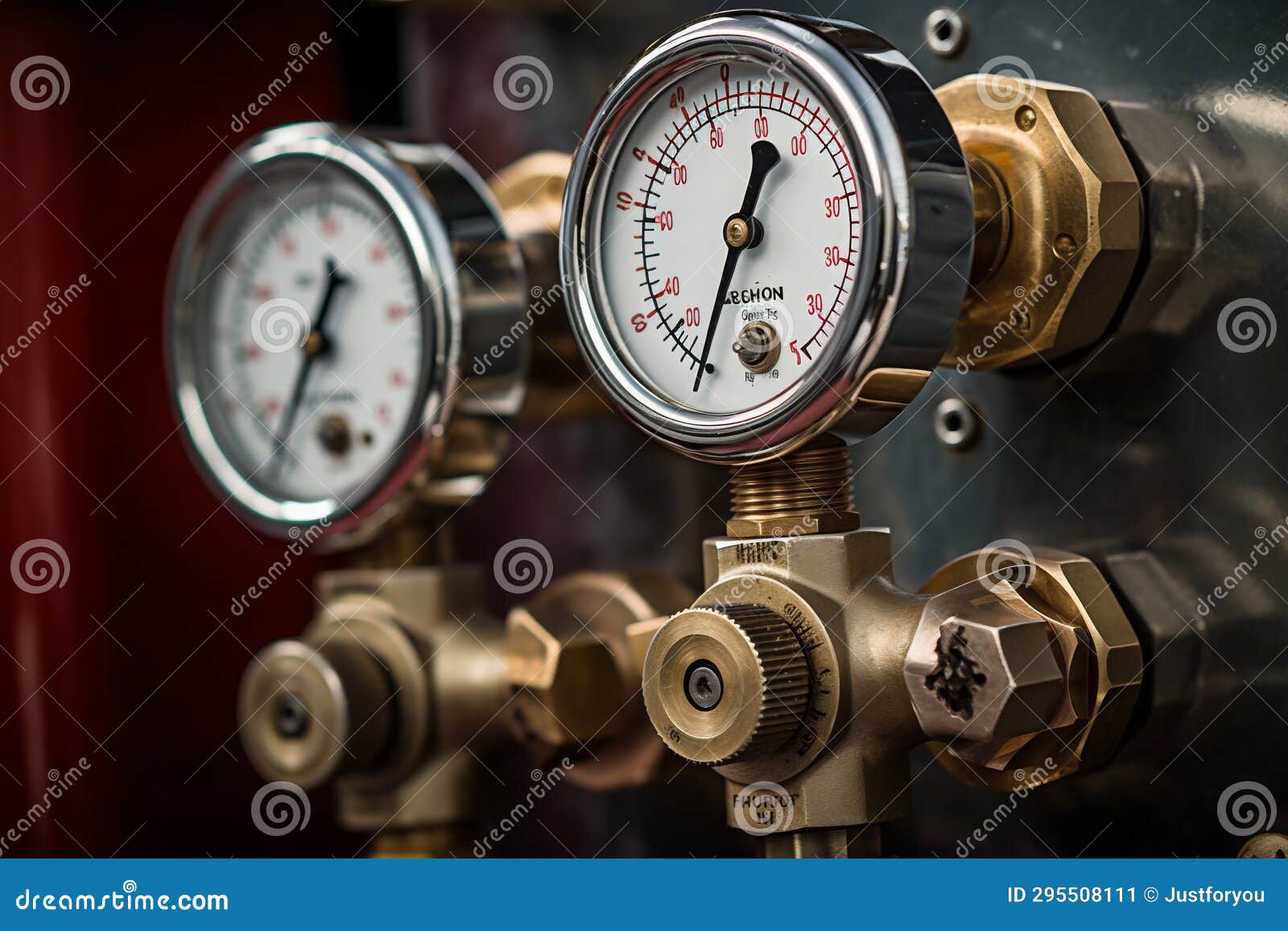 Precision Control: Air Compressor Regulator with Adjustable Features. Generative Ai Stock ...