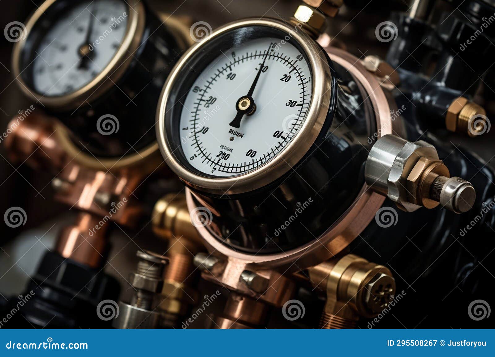 Precision Control: Air Compressor Regulator with Adjustable Features. Generative Ai Stock ...