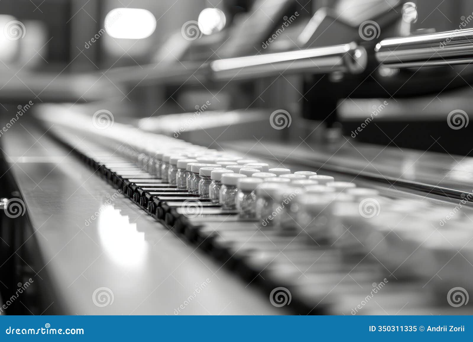 Precision Conveyor Rollers with Vials in Sterile Pharmaceutical ...