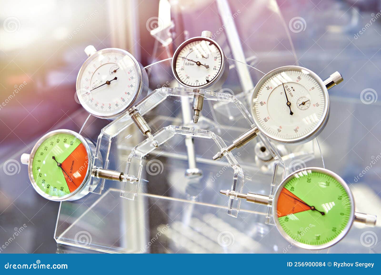 Precision Dial Indicators on Store Stock Photo - Image of control ...