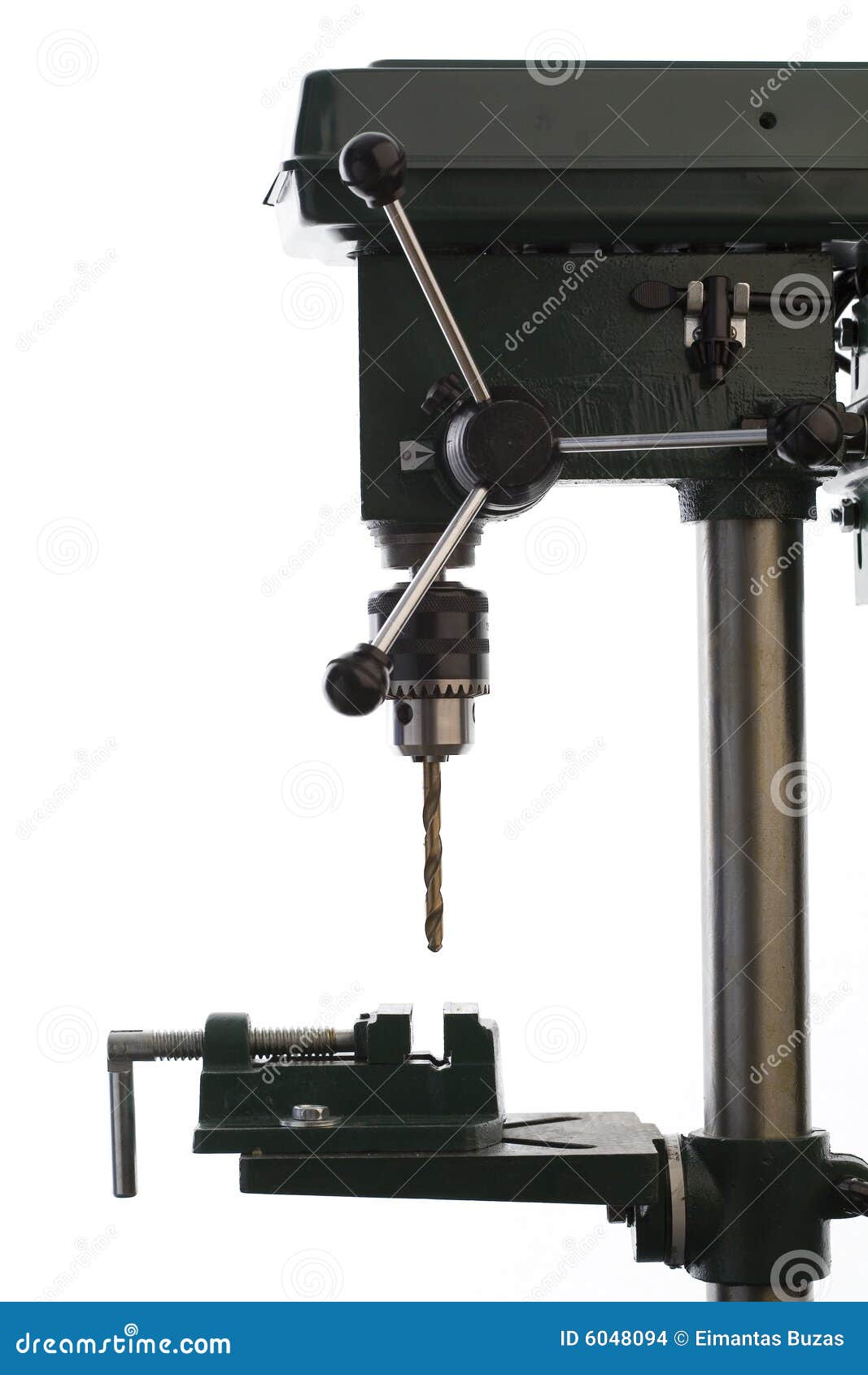 Precision Drill Press stock photo. Image of table, drill - 6048094