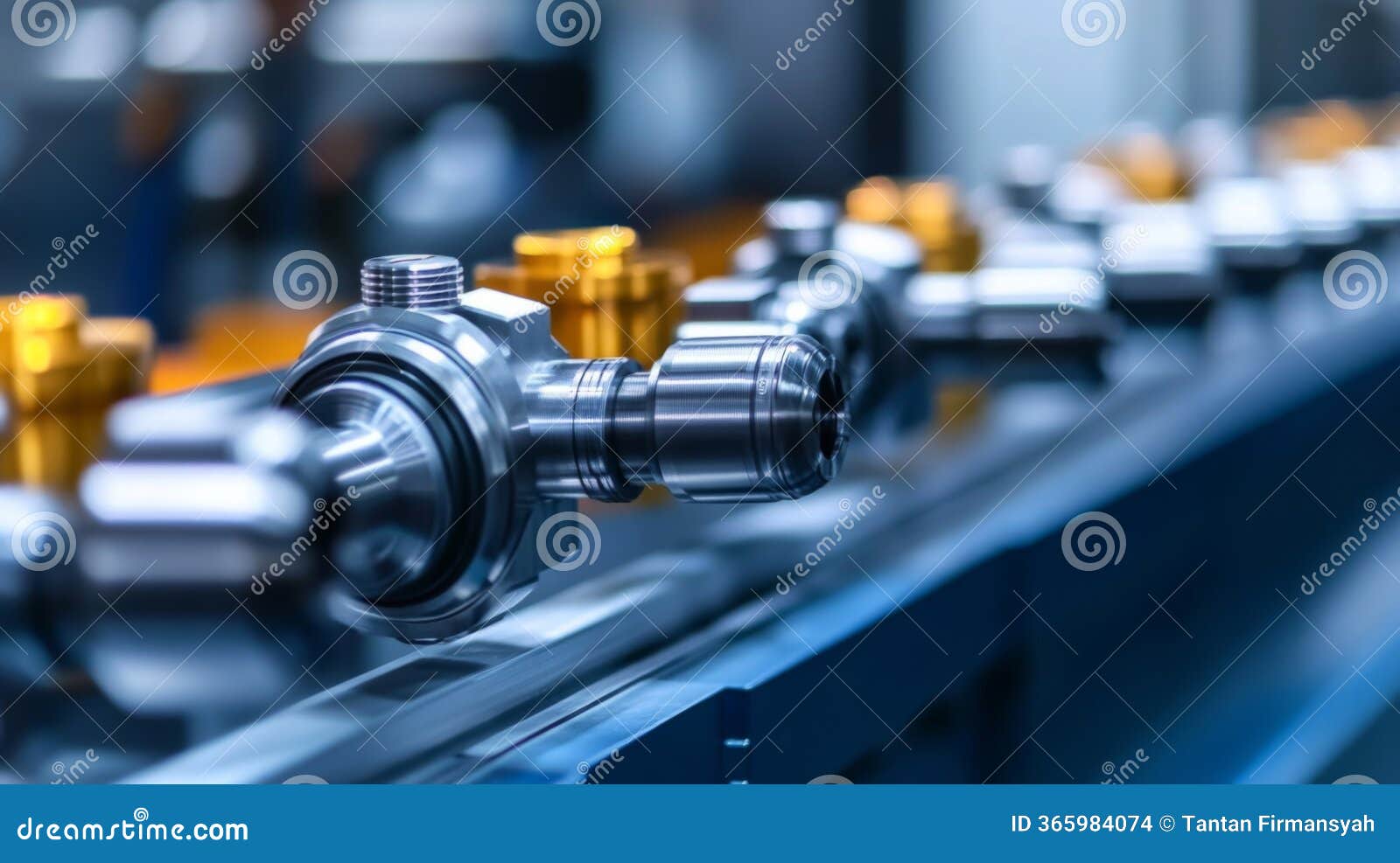 Precision Engineered Steel Beam With Digital Enhancements Royalty-Free Illustration ...