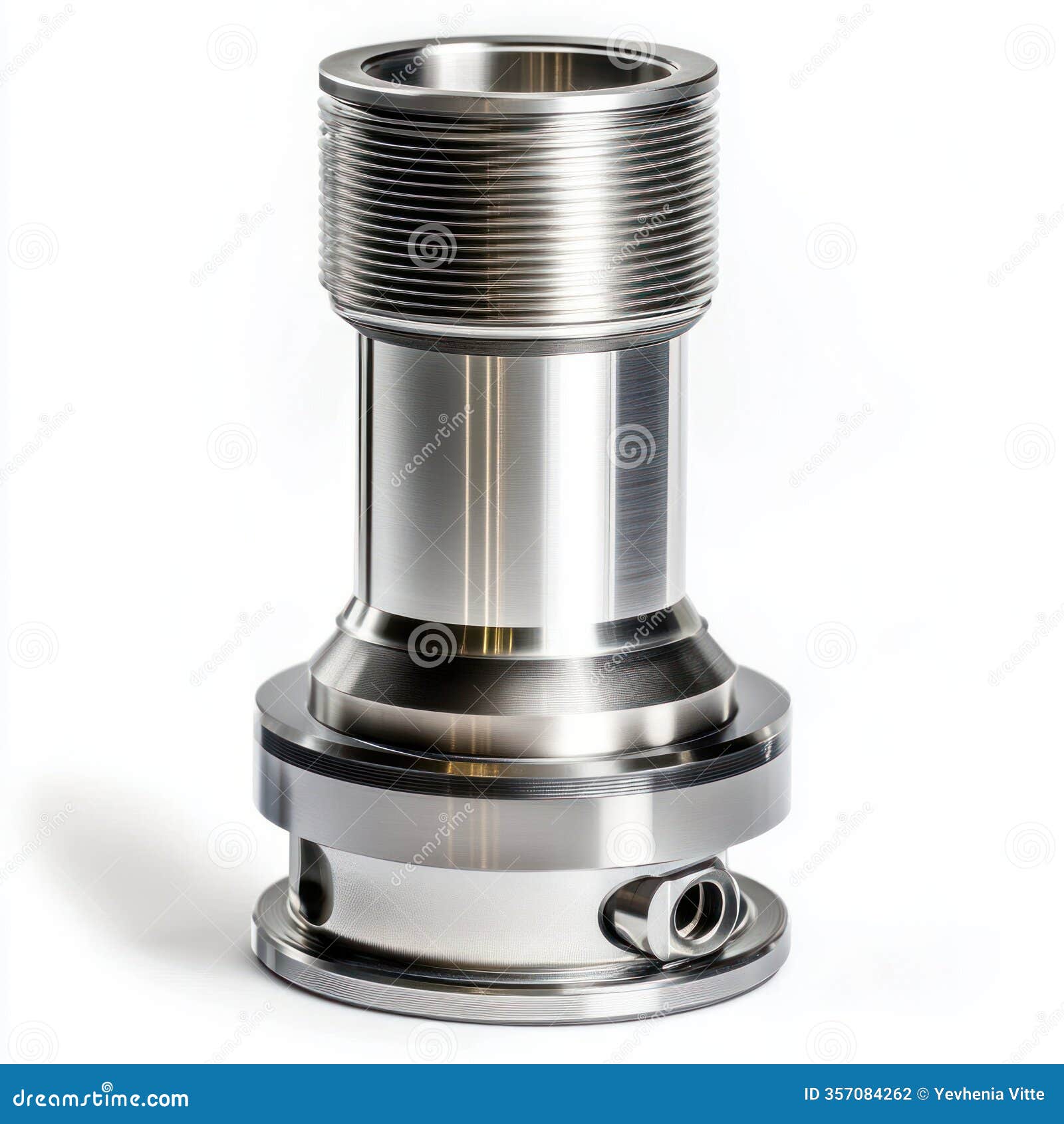 Precision Engineered Metallic Components with Threaded Details Stock Illustration - Illustration ...