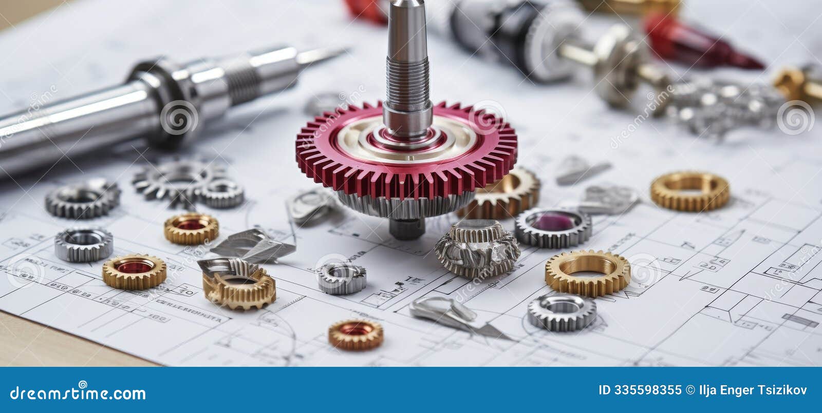 Precision Engineering Design Gears, Cogs, and Technical Drawings for ...