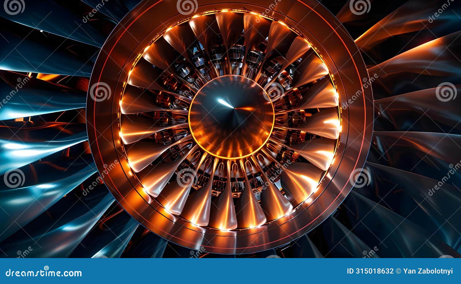 Precision Engineering: Jet Engine Displacement Analysis. Concept ...
