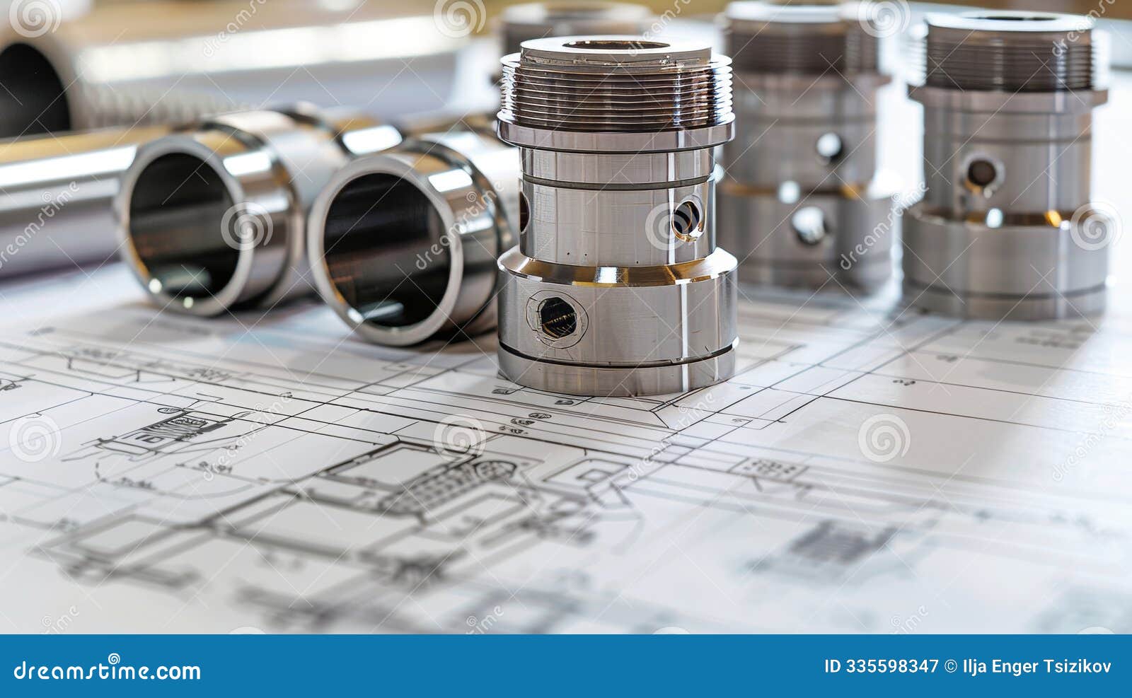 Precision Engineering Steel Parts and Technical Drawings for Industrial ...