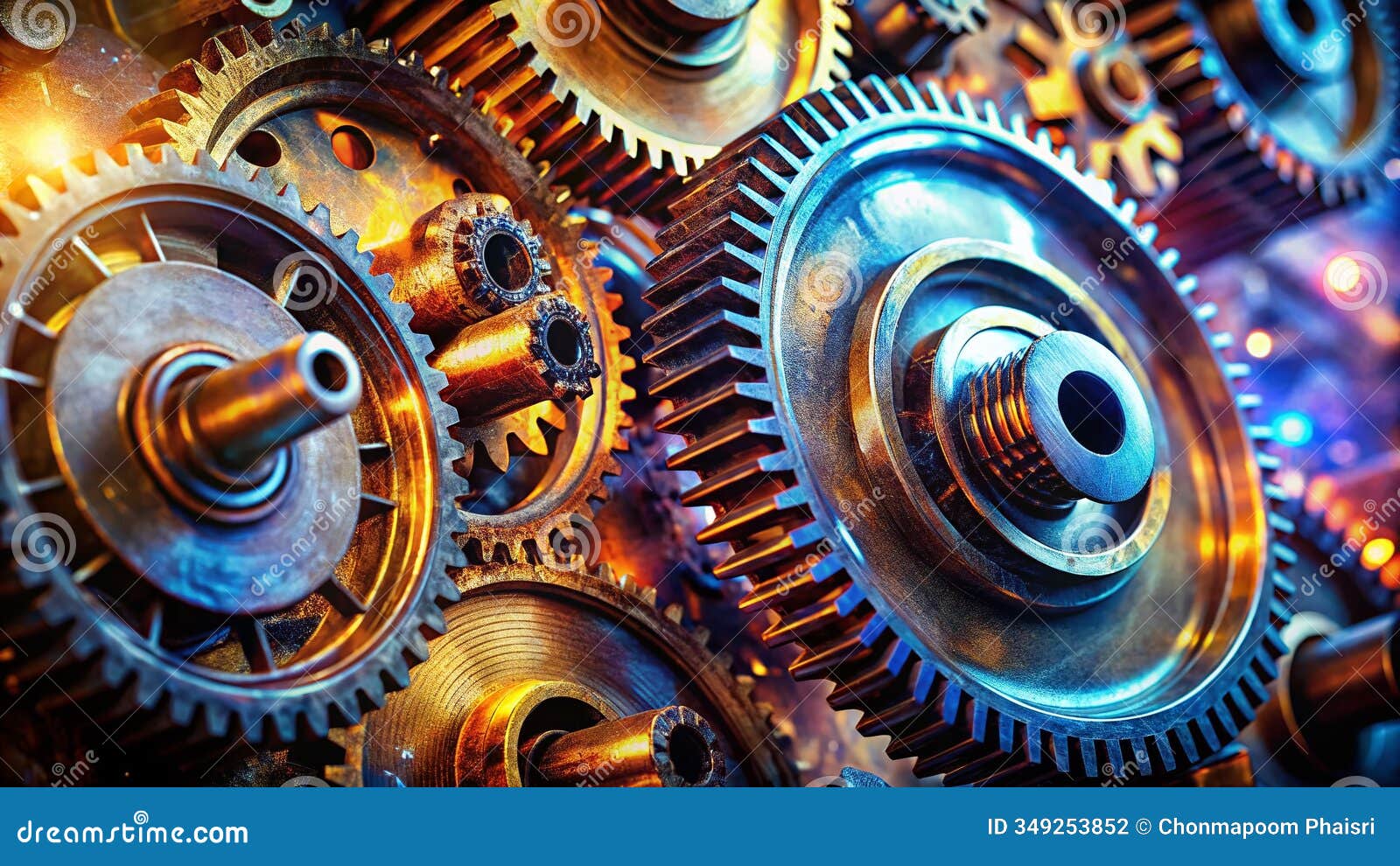 Precision Gear Wheel Machining a Double Exposure Visualizing Advanced ...