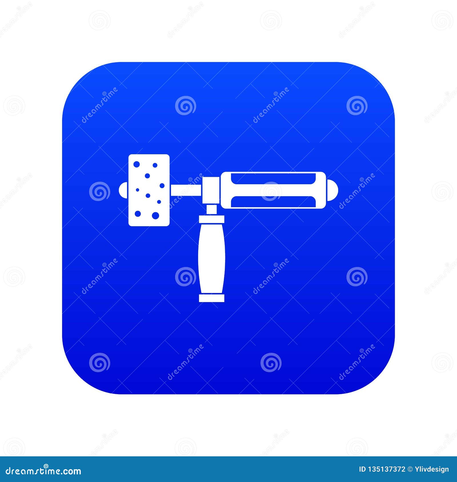 Precision Grinding Machine Icon Digital Blue Stock Vector ...