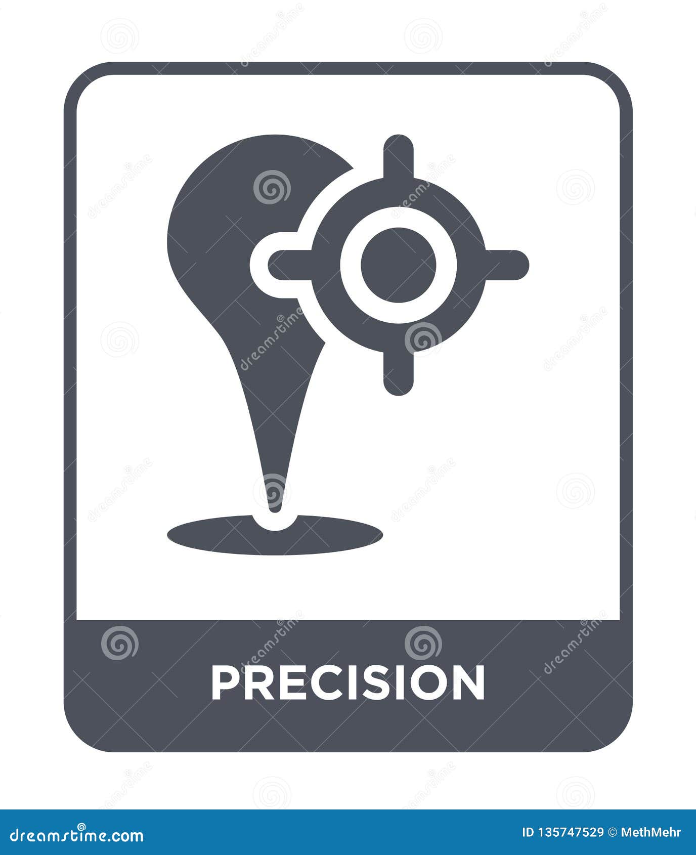 Precision Icon. Outline Style Thin Design From Business Icons ...